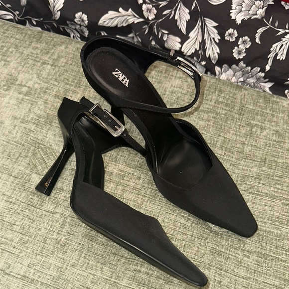 Zara | Shoes | Zara Black Womens Heels | Poshmark